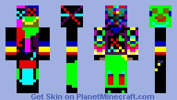 rainbow killa Minecraft Skin