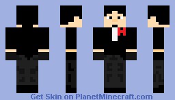Suit skin, the first skin I ever made. Minecraft Skin