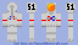 AA-shaded astronuat Minecraft Skin