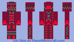 Red robot Minecraft Skin
