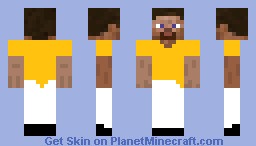 Steve Yellow Shirt White pants Minecraft Skin