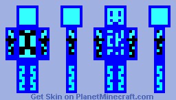 The BLUE guy.... Minecraft Skin