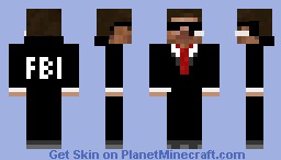 Secret FBI Agent Minecraft Skin