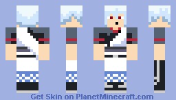Sakata Gintoki Minecraft Skin
