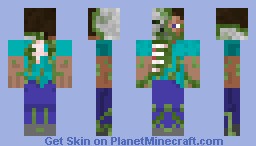 ZombieMan Minecraft Skin