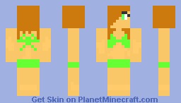 Beach babe Minecraft Skin