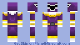 Purple Zeo Ranger Minecraft Skin