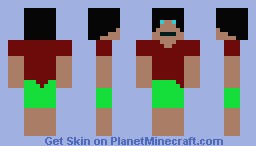 Beach Walker Minecraft Skin