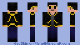 leather jacket guy Minecraft Skin