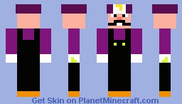 Waluigi Minecraft Skin