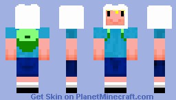 Finn (Adventure Time) Minecraft Skin