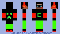 Captain Creeper Minecraft Skin