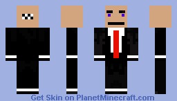 agent 47 Minecraft Skin