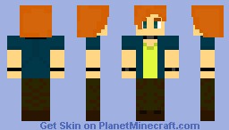 RE CODE VERONICA Steve Burnside Minecraft Skin