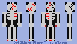 Terminator's Exo Skeleton Minecraft Skin
