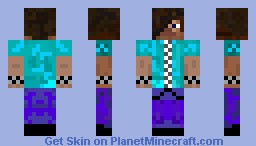 Emo Steve Minecraft Skin