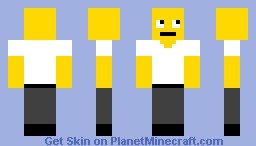 Homer Simpson Skin (Basic) Minecraft Skin