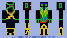 weird cool guy Minecraft Skin