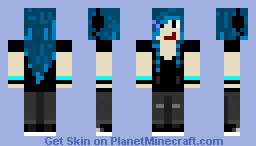 Rocker Chick Minecraft Skin