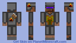 MTsteel Purple Visor Minecraft Skin