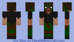 COMMANDO STEVE Minecraft Skin