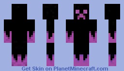 ghost creeper Minecraft Skin