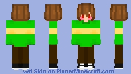 Chara undertale Minecraft Skin