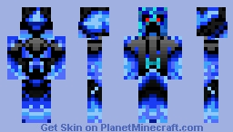 Electric creeper Minecraft Skin