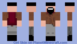 notch fedora Minecraft Skin