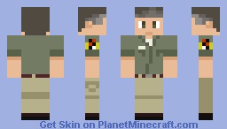 Jurassic park Worker Minecraft Skin