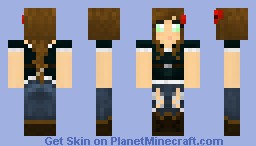 Cute Preppy Girl Minecraft Skin