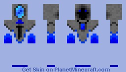 Blue Ghost Minecraft Skin