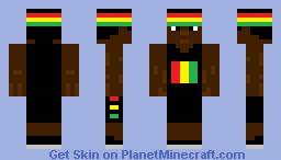 African Rasta Minecraft Skin