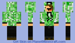 Derpy Creeper Fan Minecraft Skin