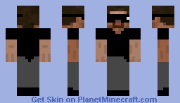 Guy with Shades. Minecraft Skin