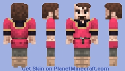 Red Tunic Minecraft Skin