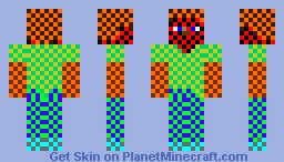 checkered steve Minecraft Skin