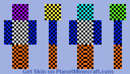 checkerd Minecraft Skin