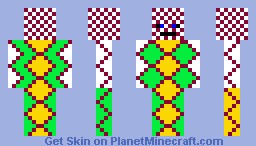 checkered man Minecraft Skin
