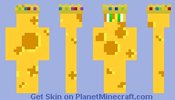 Cheese king Minecraft Skin