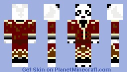 "Chen Stormstout" inspired Panda (war clothes) Minecraft Skin