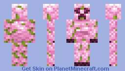Cherry Creeper Minecraft Skin