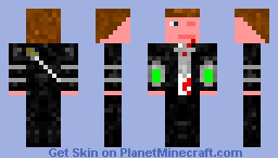 katana courier Minecraft Skin