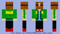 chest head Minecraft Skin