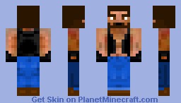 chuck norris Minecraft Skin