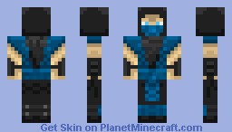 sub zero Minecraft Skin