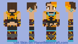 Cinder Fortnite Minecraft Skin