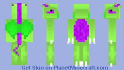 Cinder the dragon Minecraft Skin