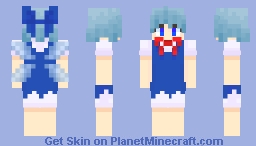 Cirno Minecraft Skin