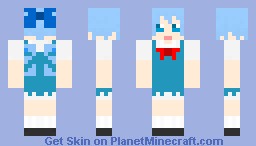 Cirno Minecraft Skin